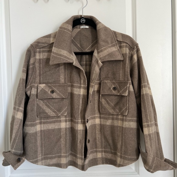 Jackets & Coats | Plaid Cropped Shacket | Poshmark